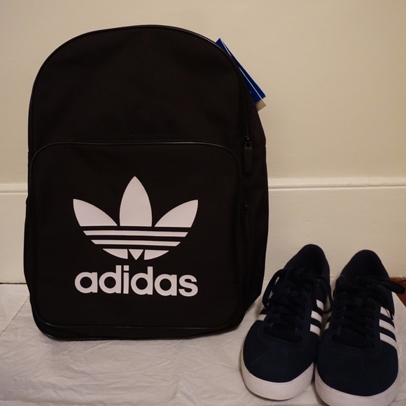 adidas | Bags | New Black Classic Adidas Backpack | Poshmark